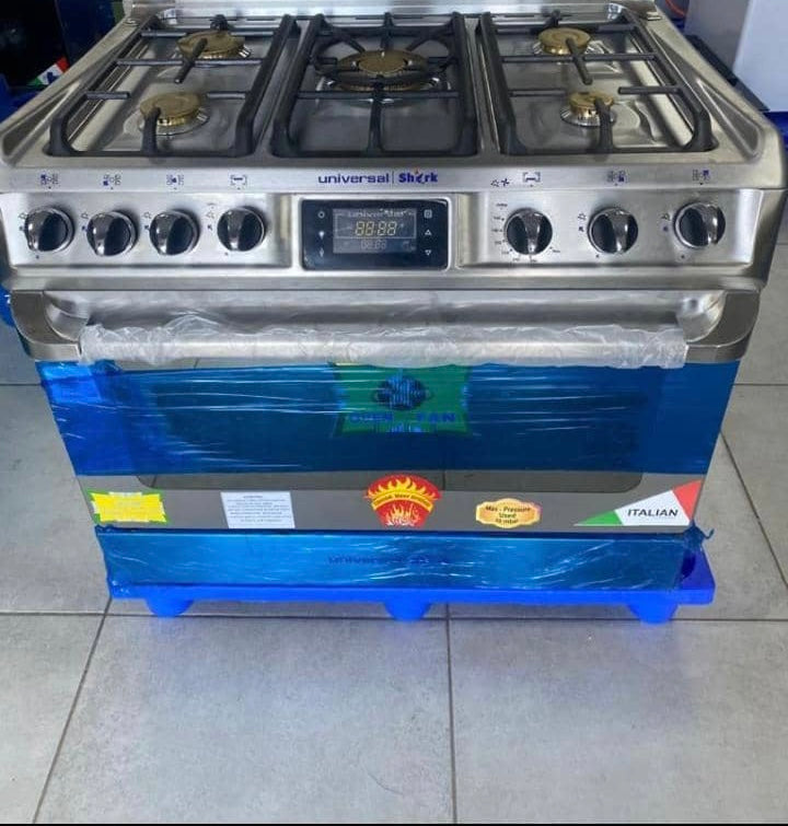 UNIVERSAL TOUCH SCREEN 5 PLATE FULL GAS COOKER – The Lucky Way